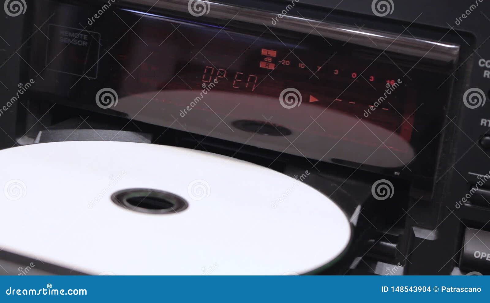 Opening and Closing a Cd Tray with Disk in it Stock Footage - Video of ...