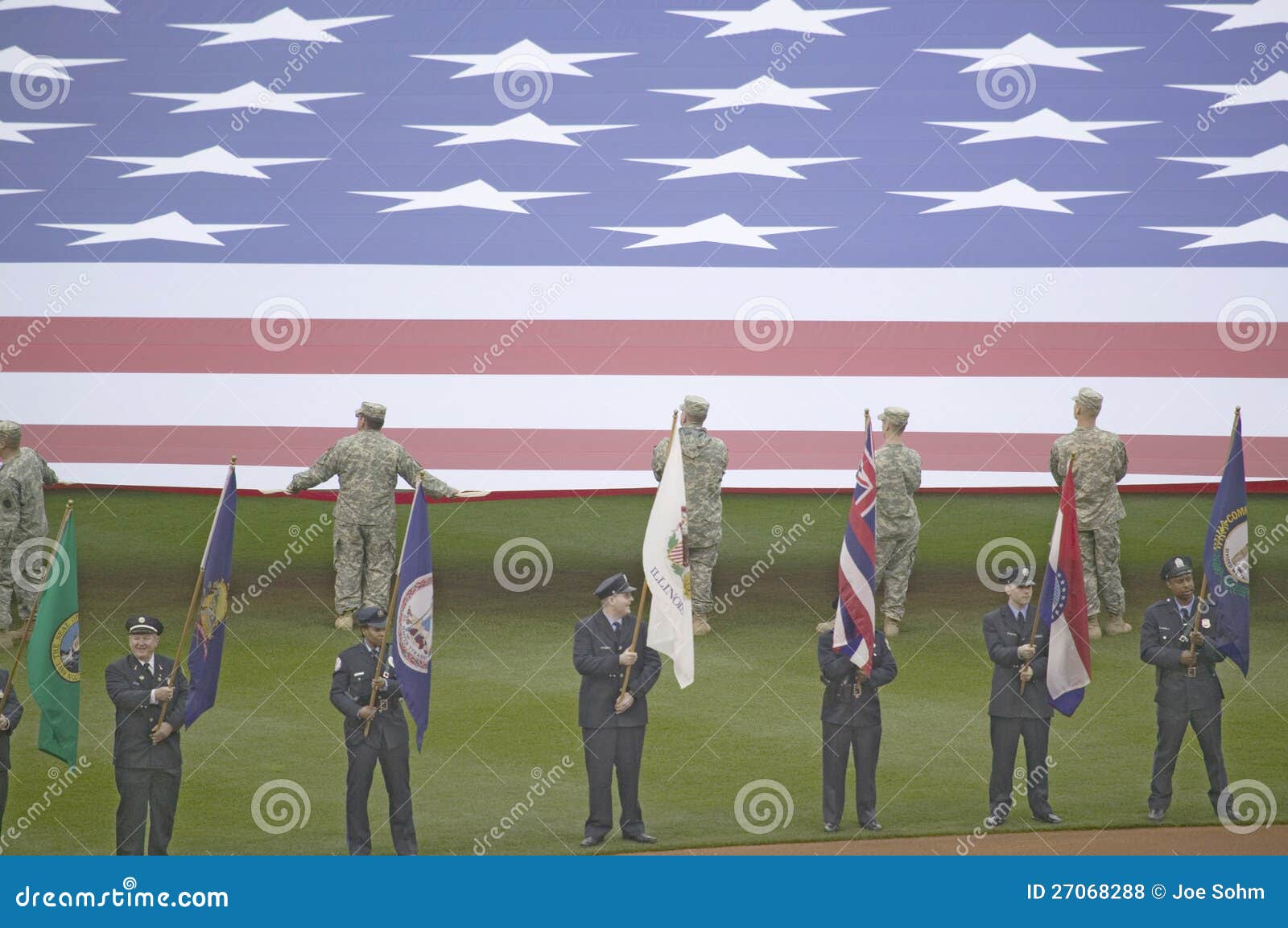 Opening Day Ceremonies editorial stock photo. Image of crowd - 27068288
