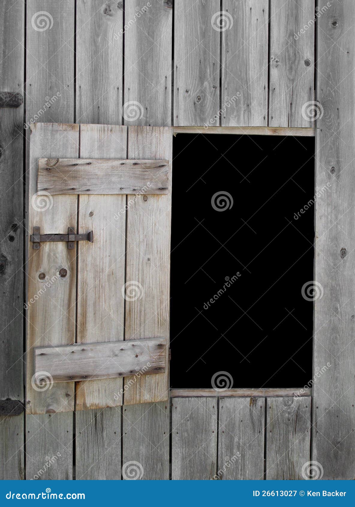 Opening and Door in Old Barn Stock Image - Image of wooden, doorway ...