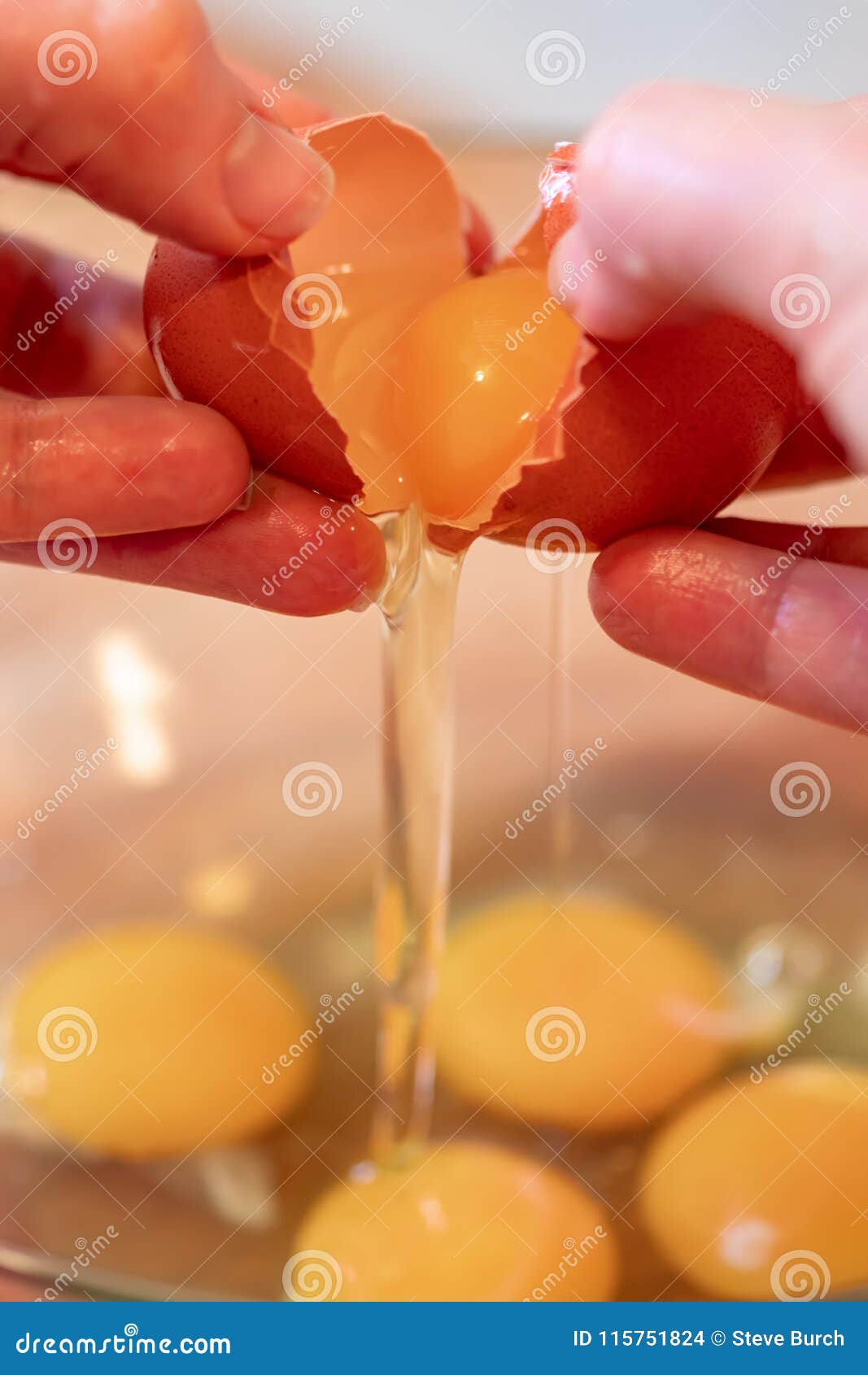 Opening Egg stock photo. Image of cracking, cooking - 115751824