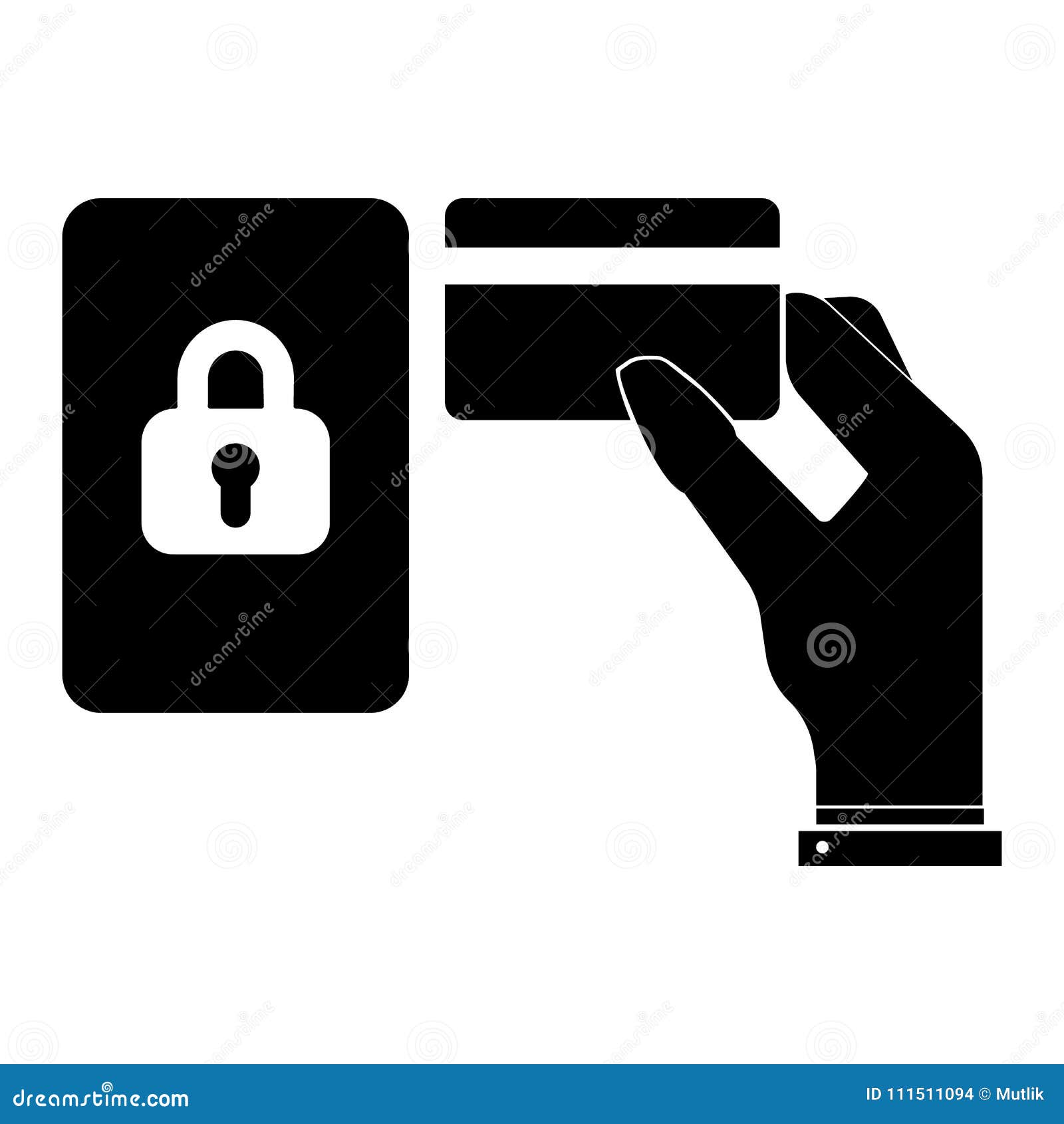 Electronic Lock Icon. Elements Of Cyber Security Icon. Premium Quality ...