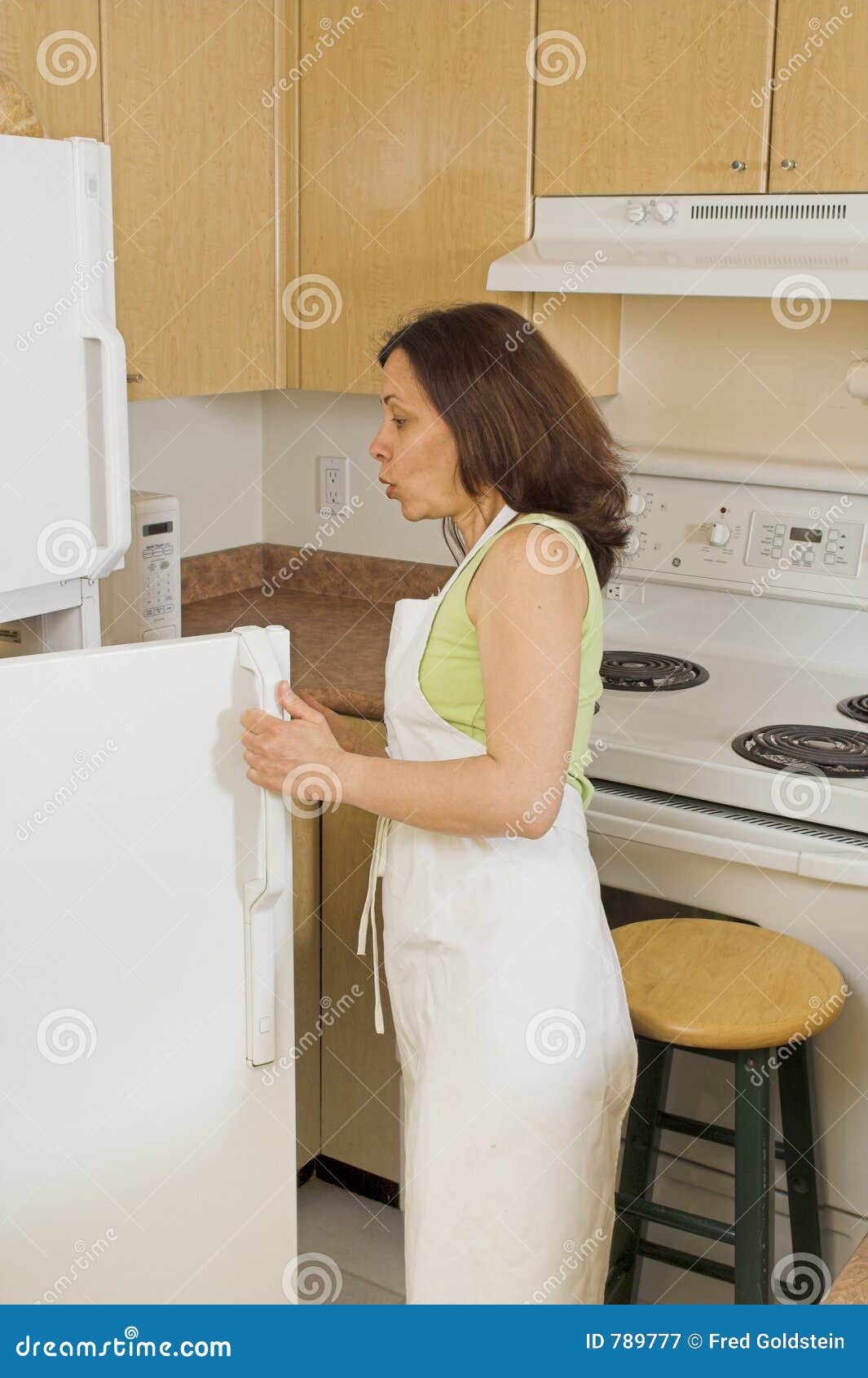 Opening fridge stock image. Image of modern, opening, indoor - 789777