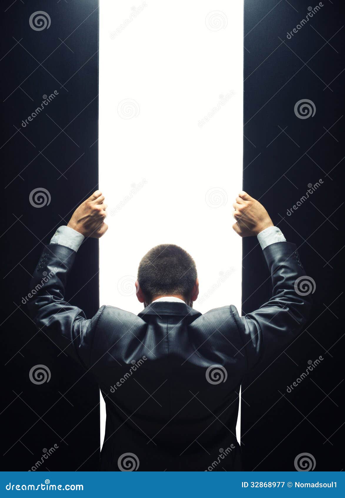 Opening the gate stock image. Image of idea, open, gate - 32868977