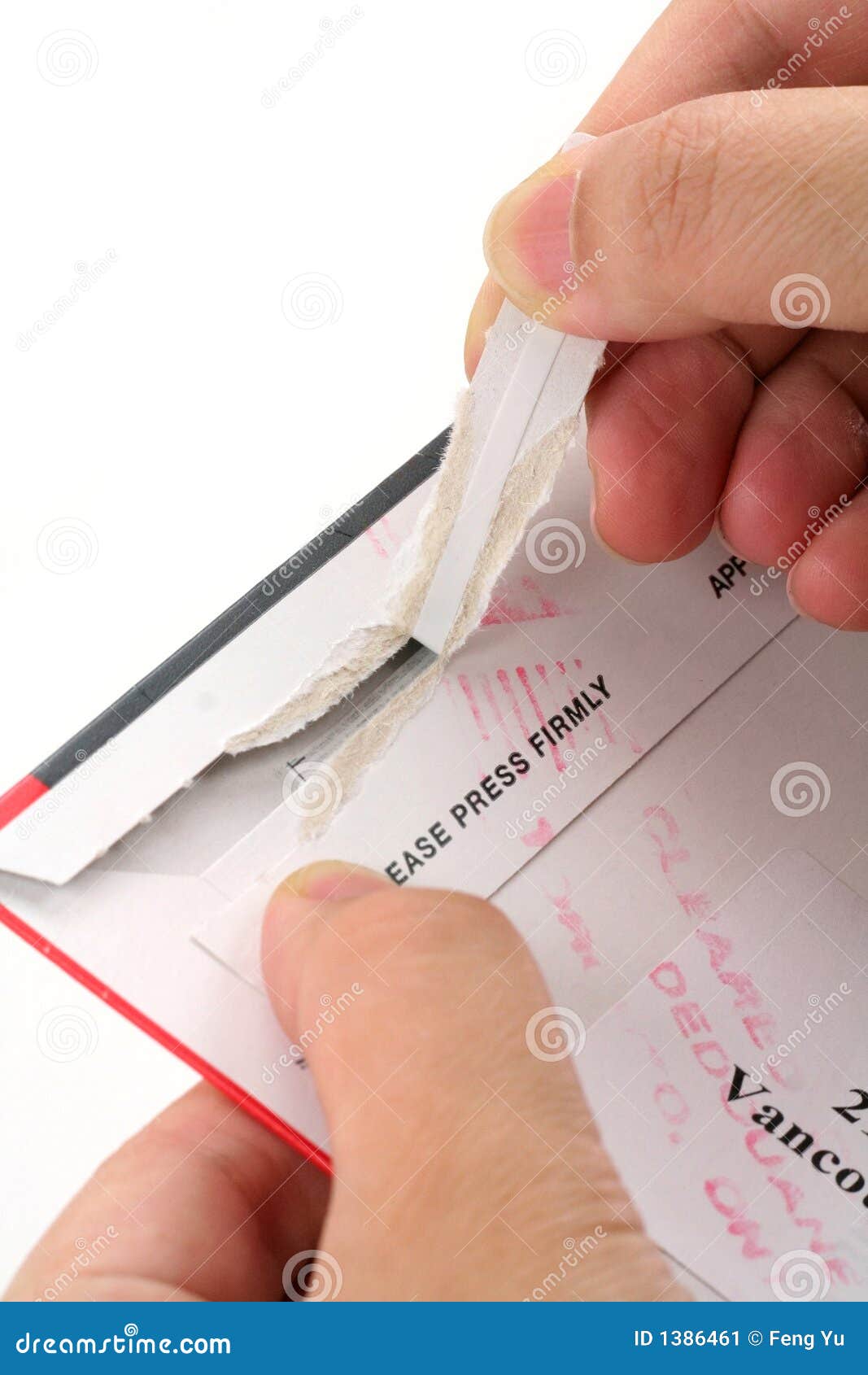 Opening a mail stock image. Image of letter, communicate - 1386461