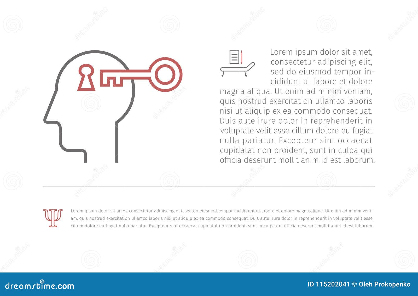 Opening Mind Concept. Illustration Stock Illustration - Illustration of ...