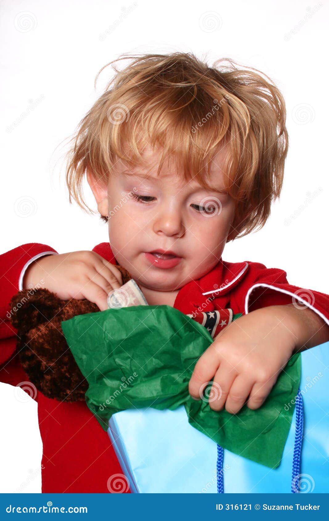 Opening Presents stock image. Image of give, offer, gift - 316121
