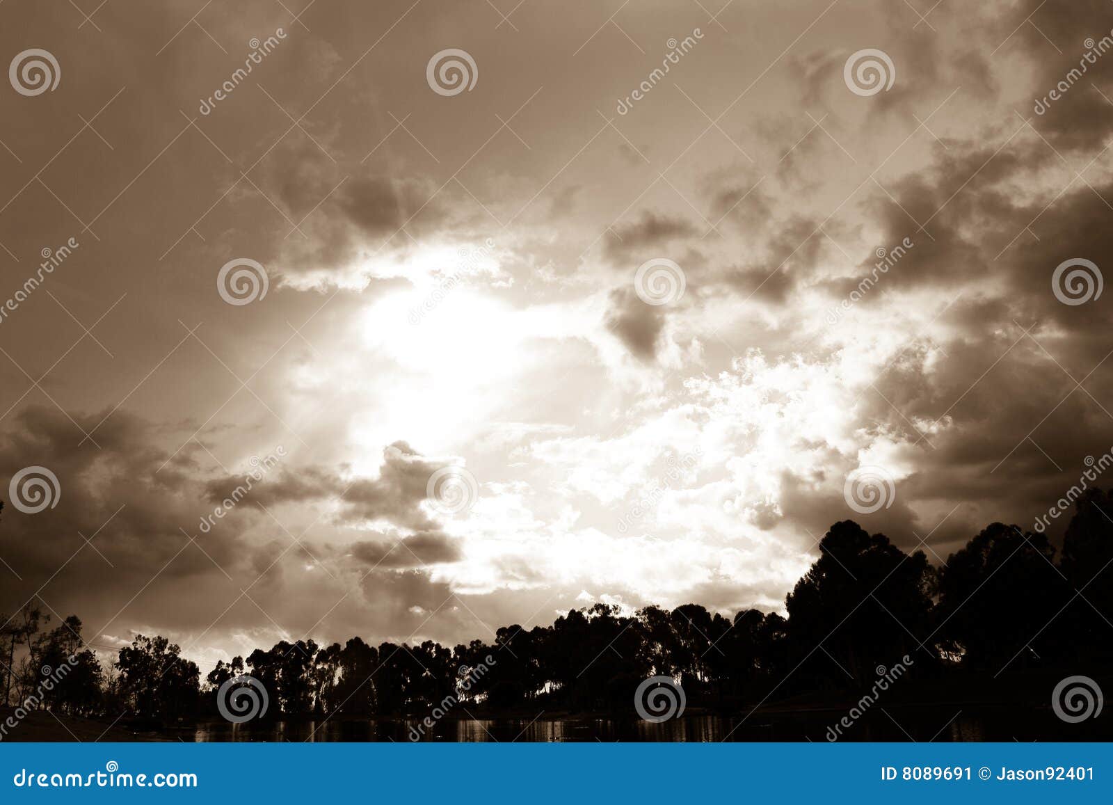 Opening skys stock image. Image of sunset, trees, clouds - 8089691