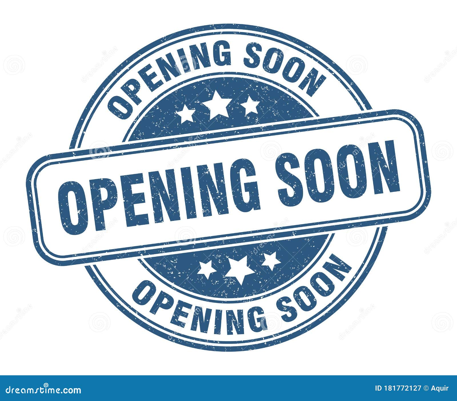 Opening Soon Stamp. Opening Soon Round Grunge Sign Stock Vector ...