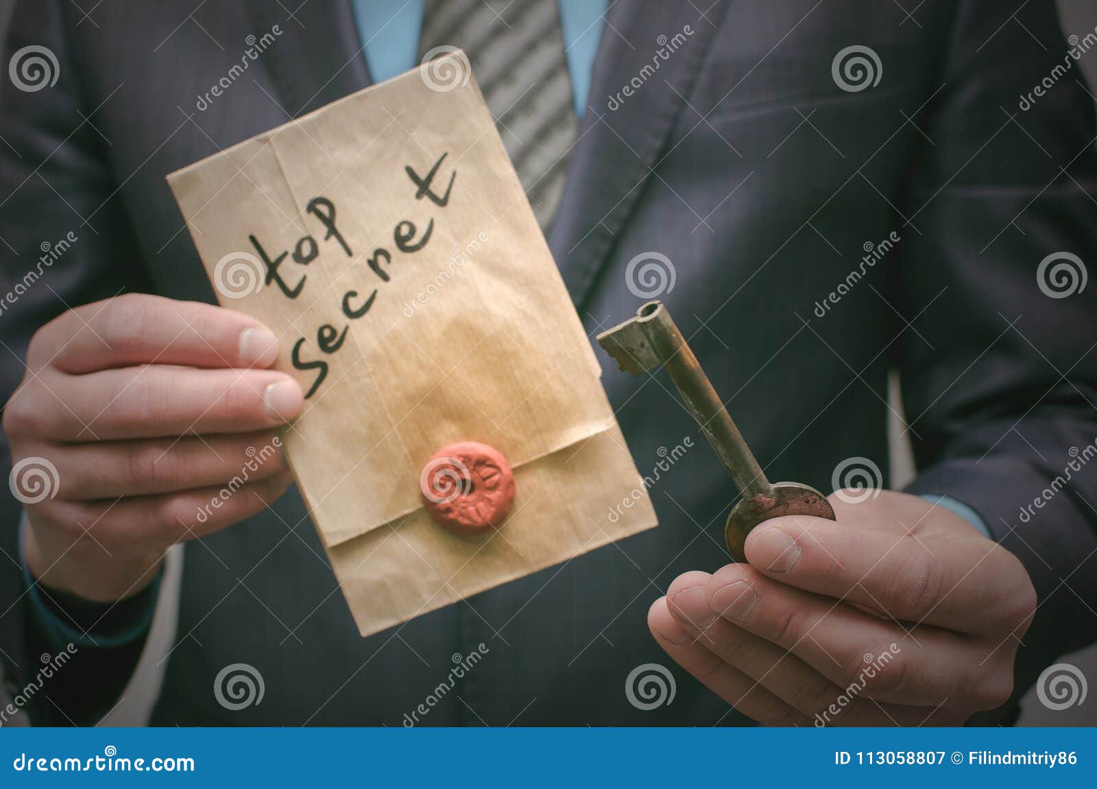 Opening Of Top Secret Concept. Stock Image - Image of forbidden ...