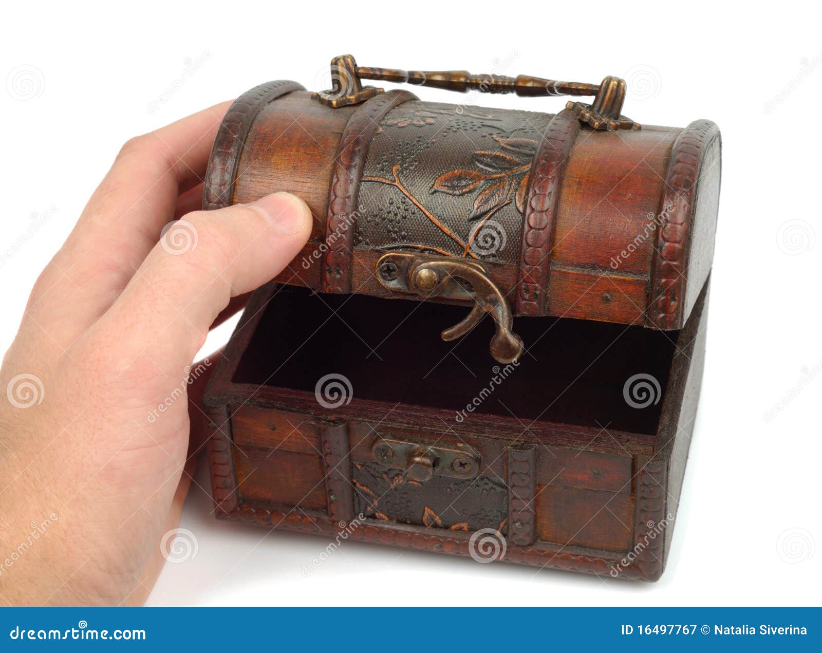 Opening the Treasure Box stock image. Image of retro - 16497767