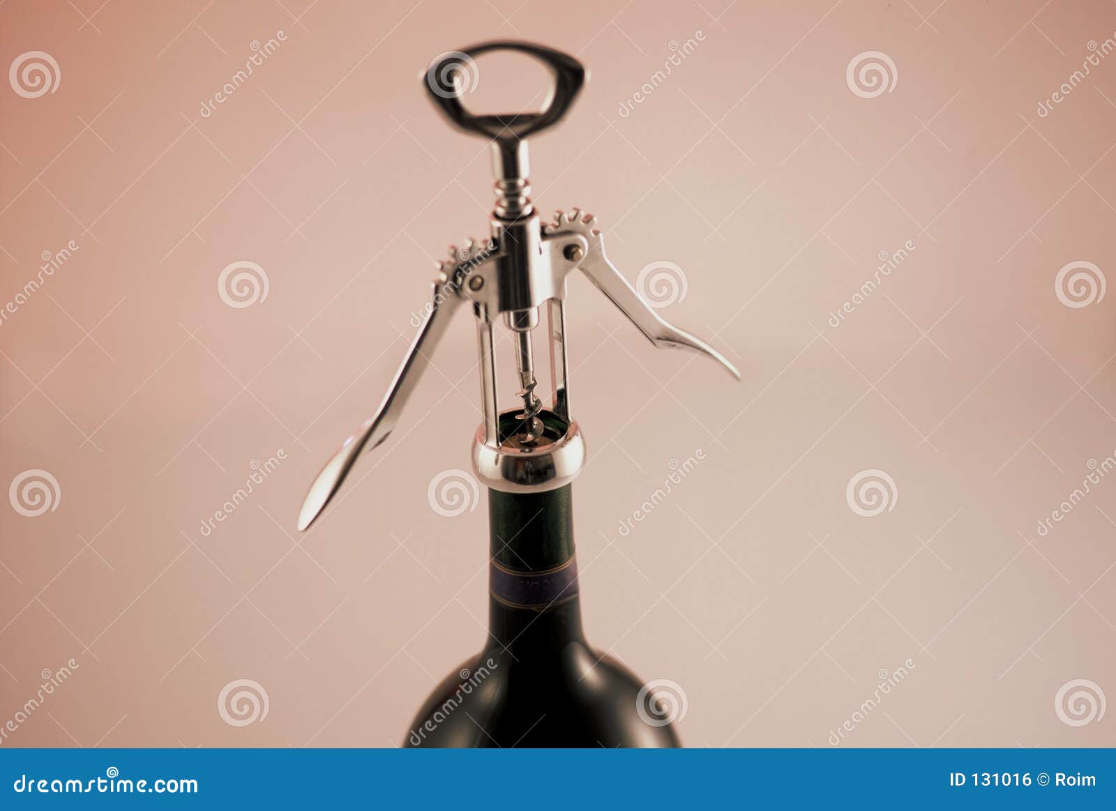 Opening Wine Bottle stock photo. Image of wine, opening - 131016