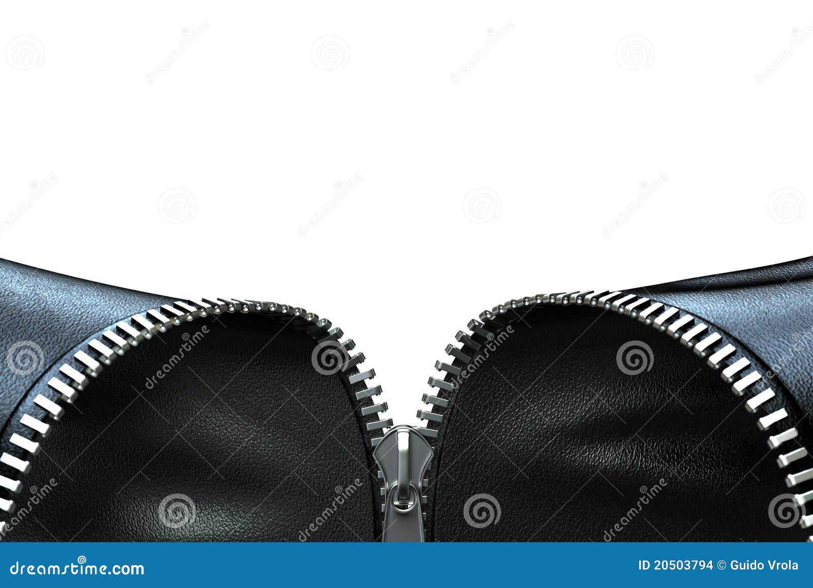 Opening zipper stock illustration. Illustration of biker - 20503794