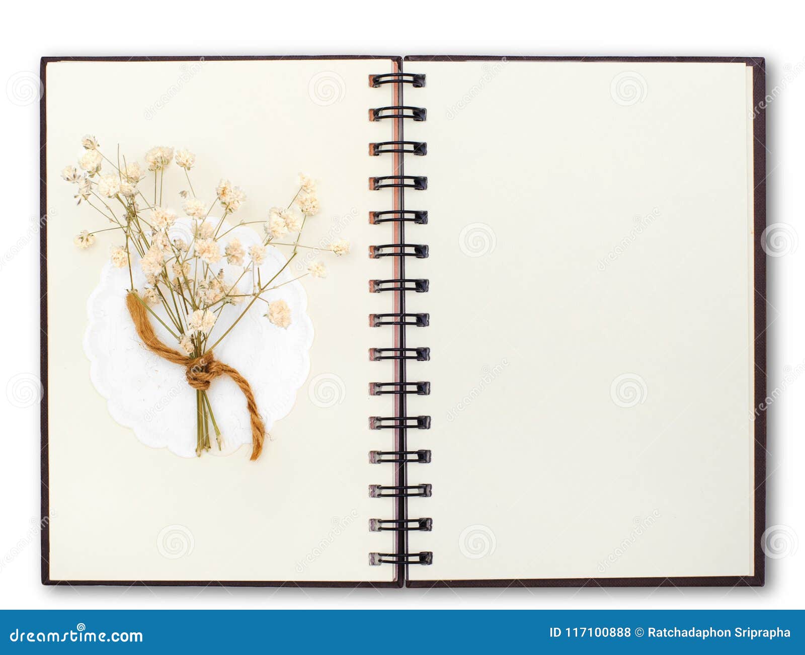 OpenNotebook Compose with Flower Stock Photo - Image of opennotebook ...