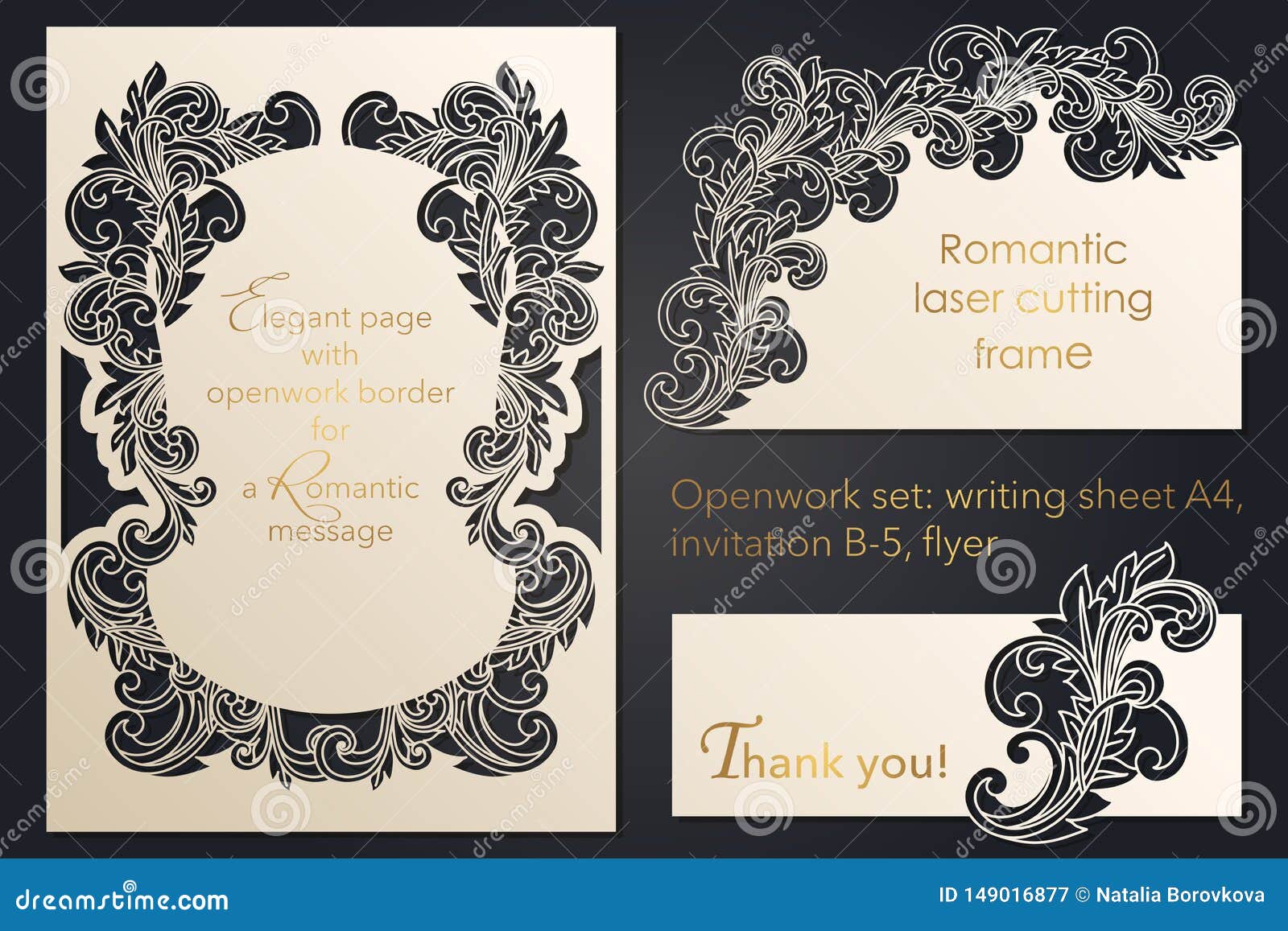 Laser Cut Paper Lace Folding Card With Mandala Element. Cutting ...