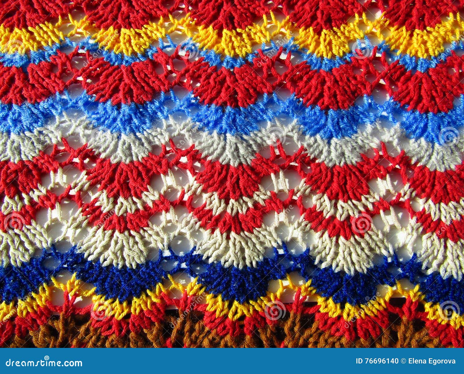 Openwork Knitting Texture Fabric Stock Photo - Image of linen, needles ...