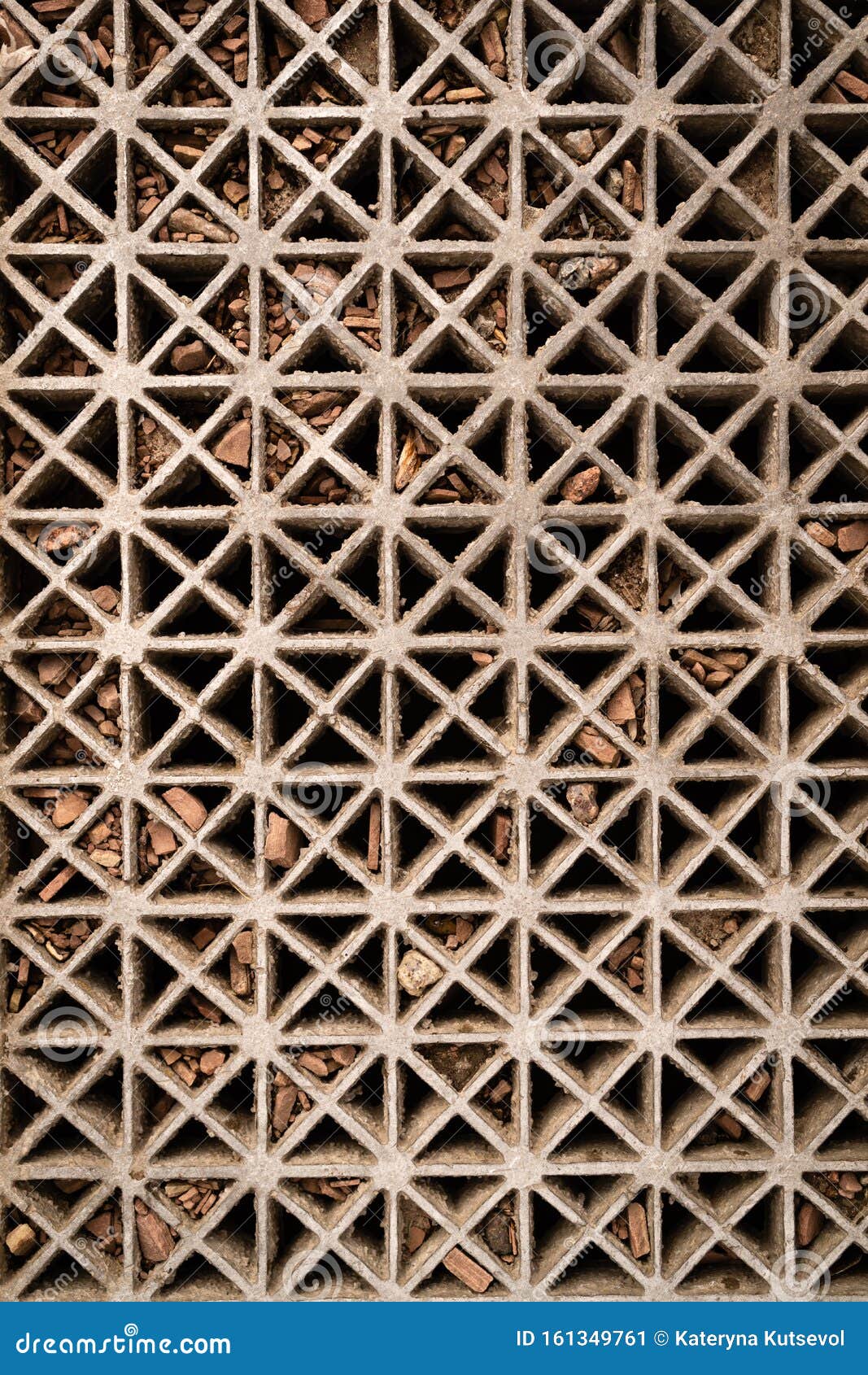 Openwork Lattice with Horizontal Vertical and Diagonal Guides. Stock ...