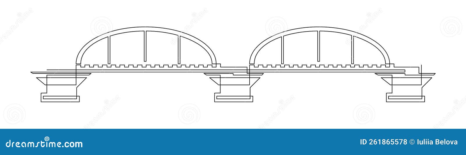 Openwork Metal Bridge in the Medieval Style Over the River. Lanterns on ...