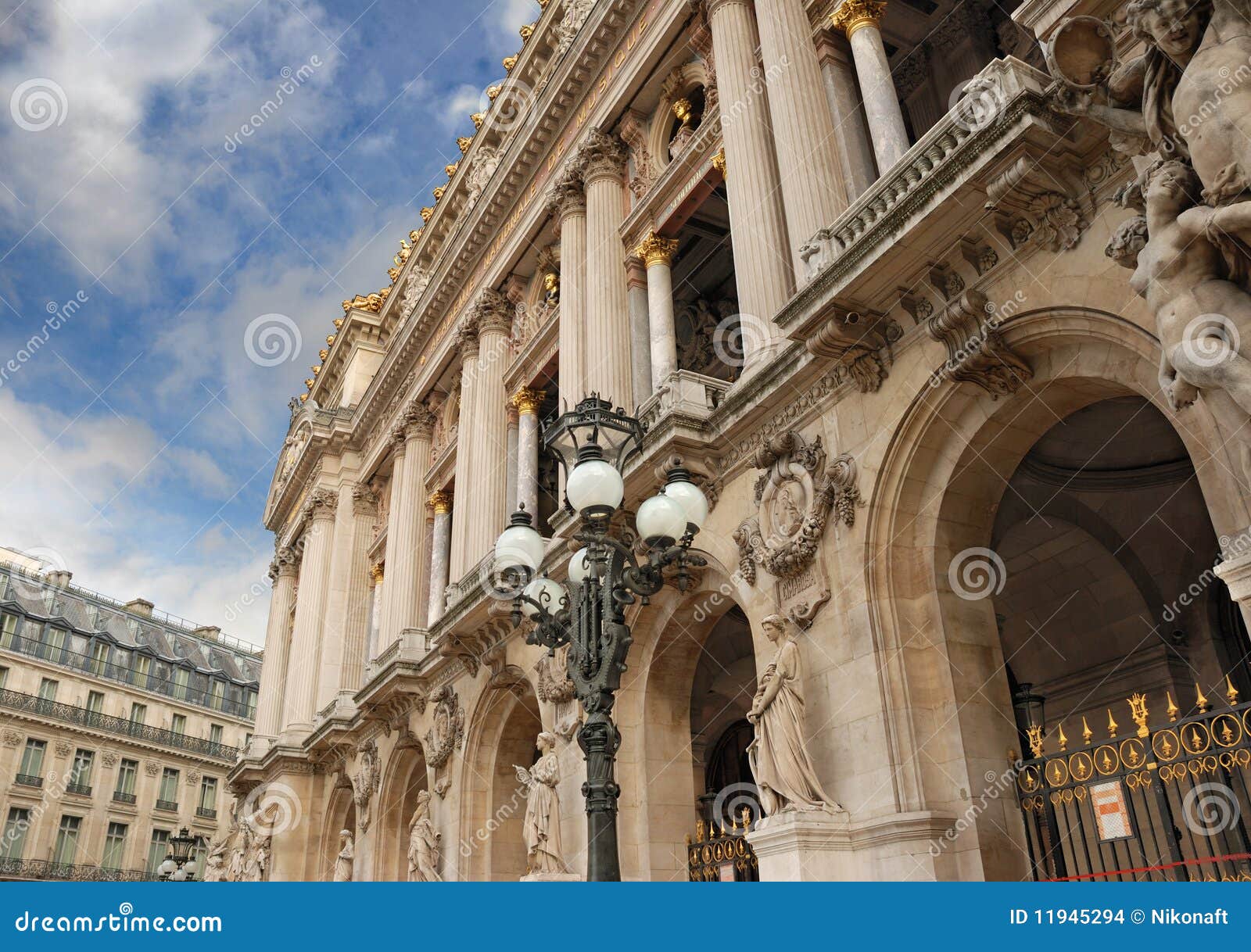Opera. stock photo. Image of balcony, marble, baroque - 11945294