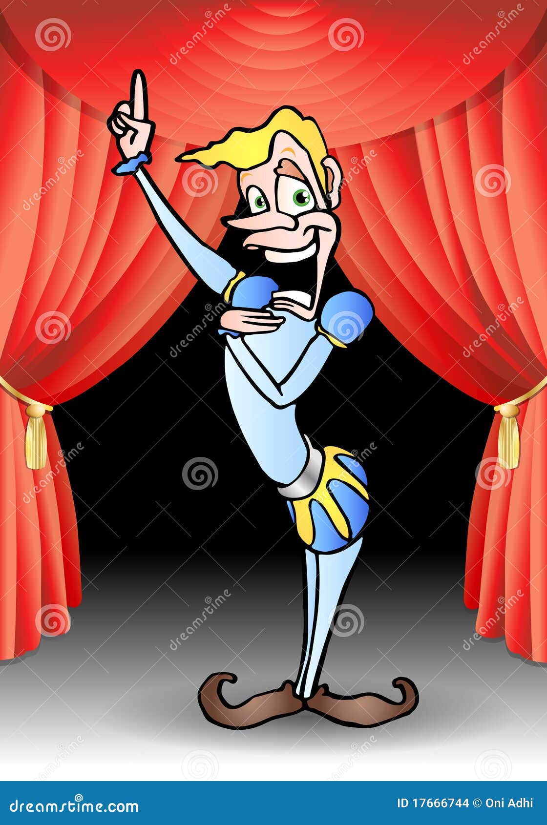 Opera artist performance stock illustration. Illustration of music ...