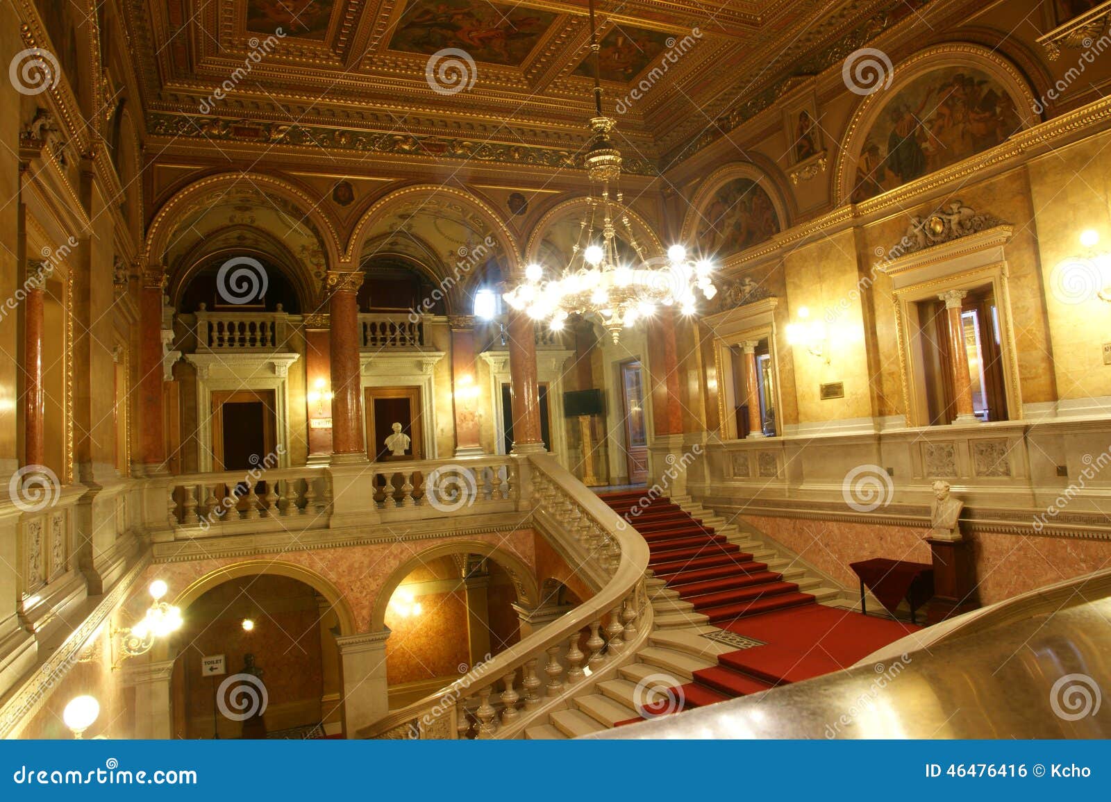 Opera Budapest stock photo. Image of austria, loge, curtain - 46476416