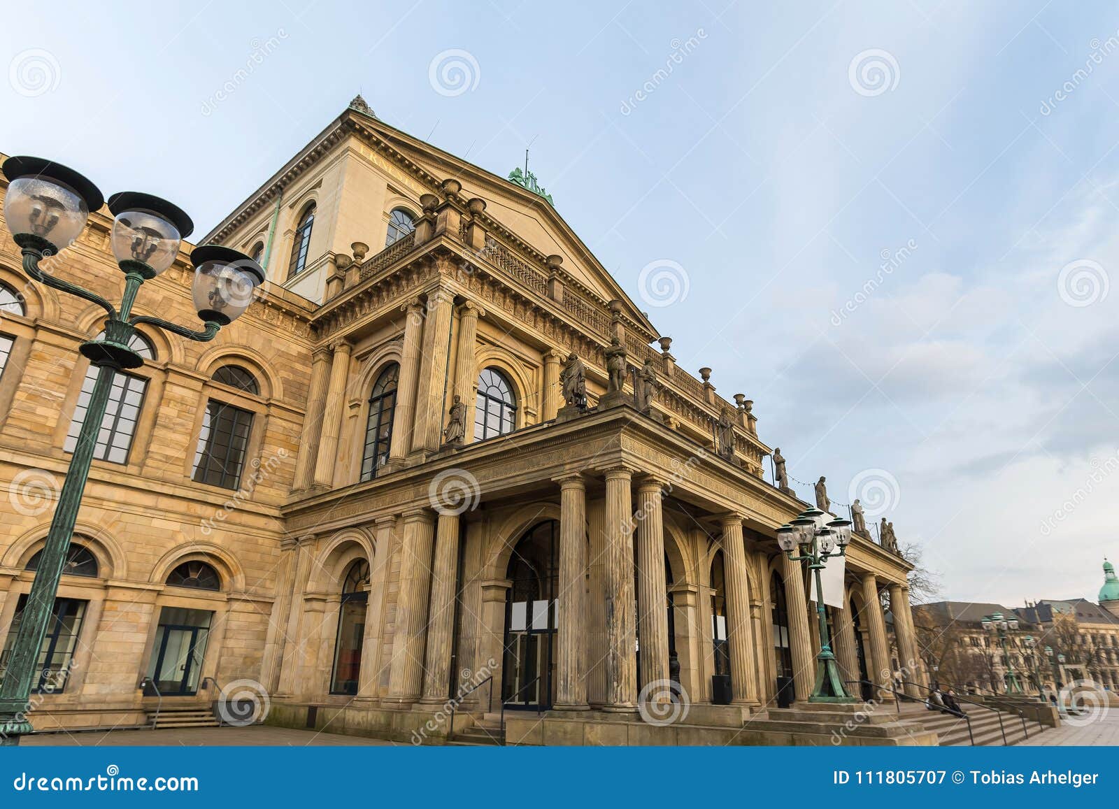Opera Building Hannover Germany Stock Image - Image of german ...