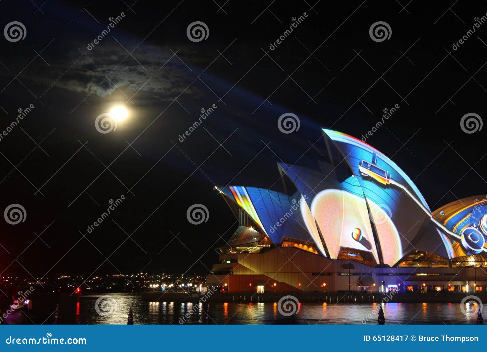 Opera Building laser light editorial photography. Image of light - 65128417