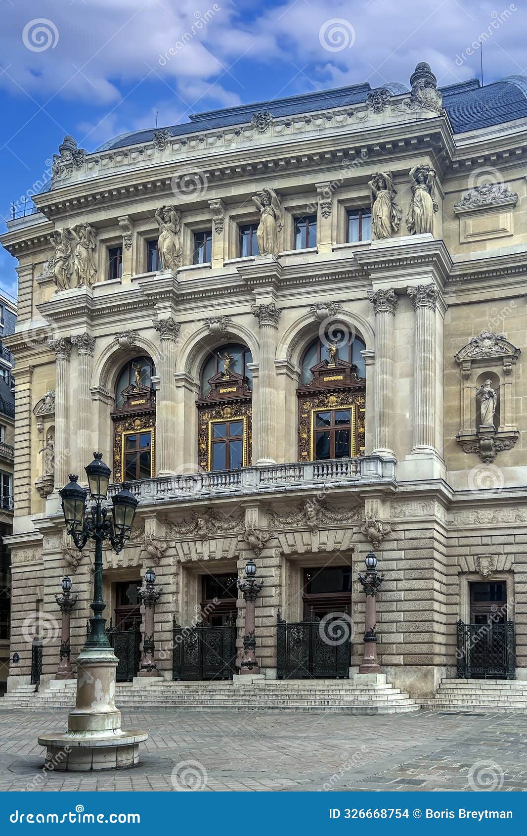 Opera-Comique, Paris, France Stock Photo - Image of landmark, comique ...