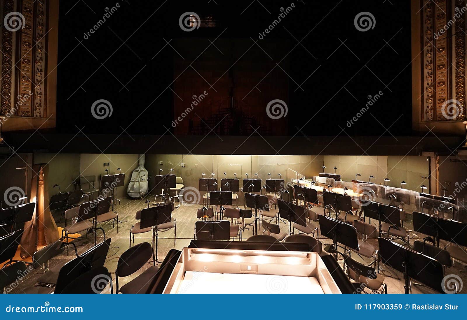 Opera conductor view stock image. Image of conductor - 117903359