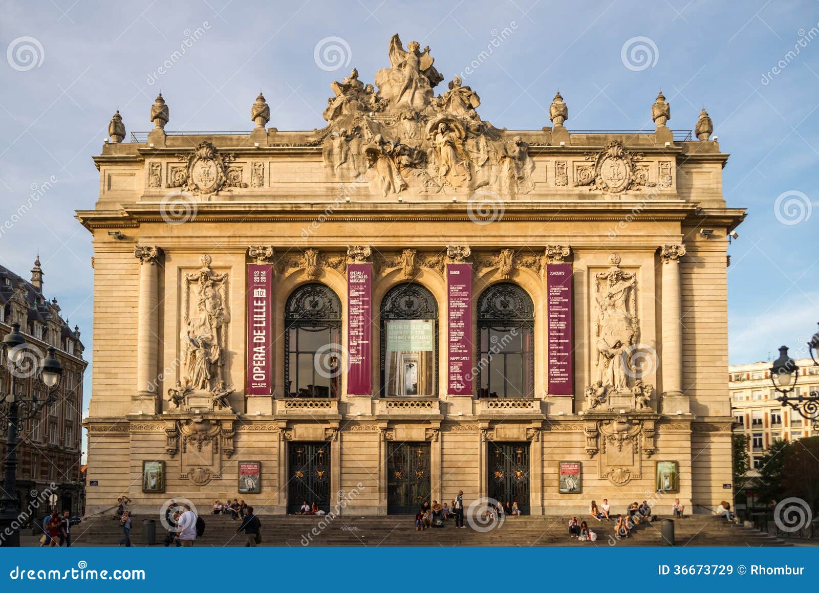 Opera de Lille editorial stock image. Image of lille - 36673729