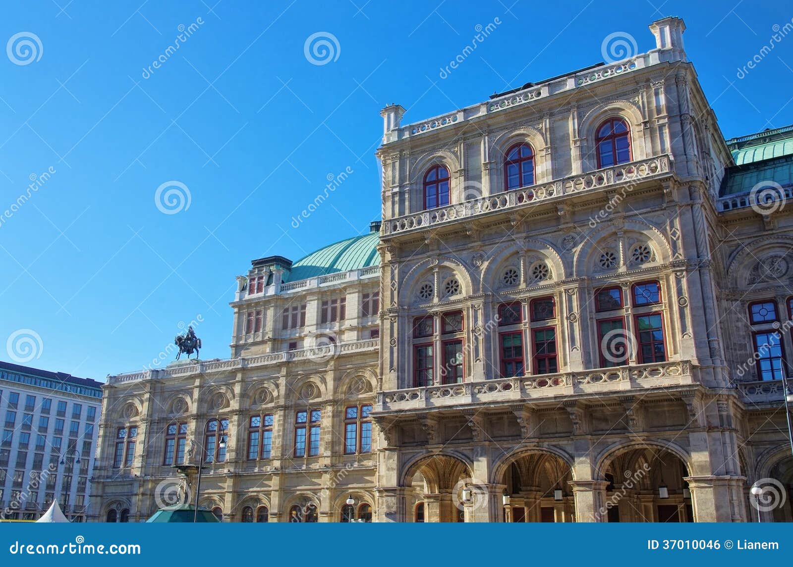 Opera Dello Stato Di Vienna Fotografia Stock - Immagine di vecchio ...