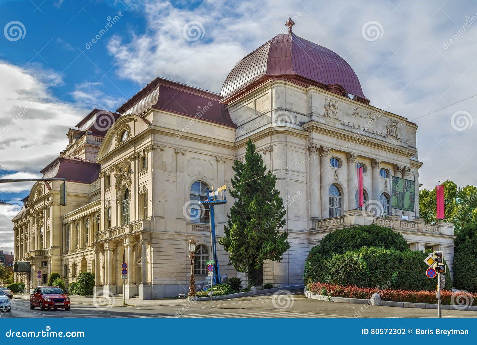 Opera di Graz, Austria fotografia stock. Immagine di corsa - 80572302