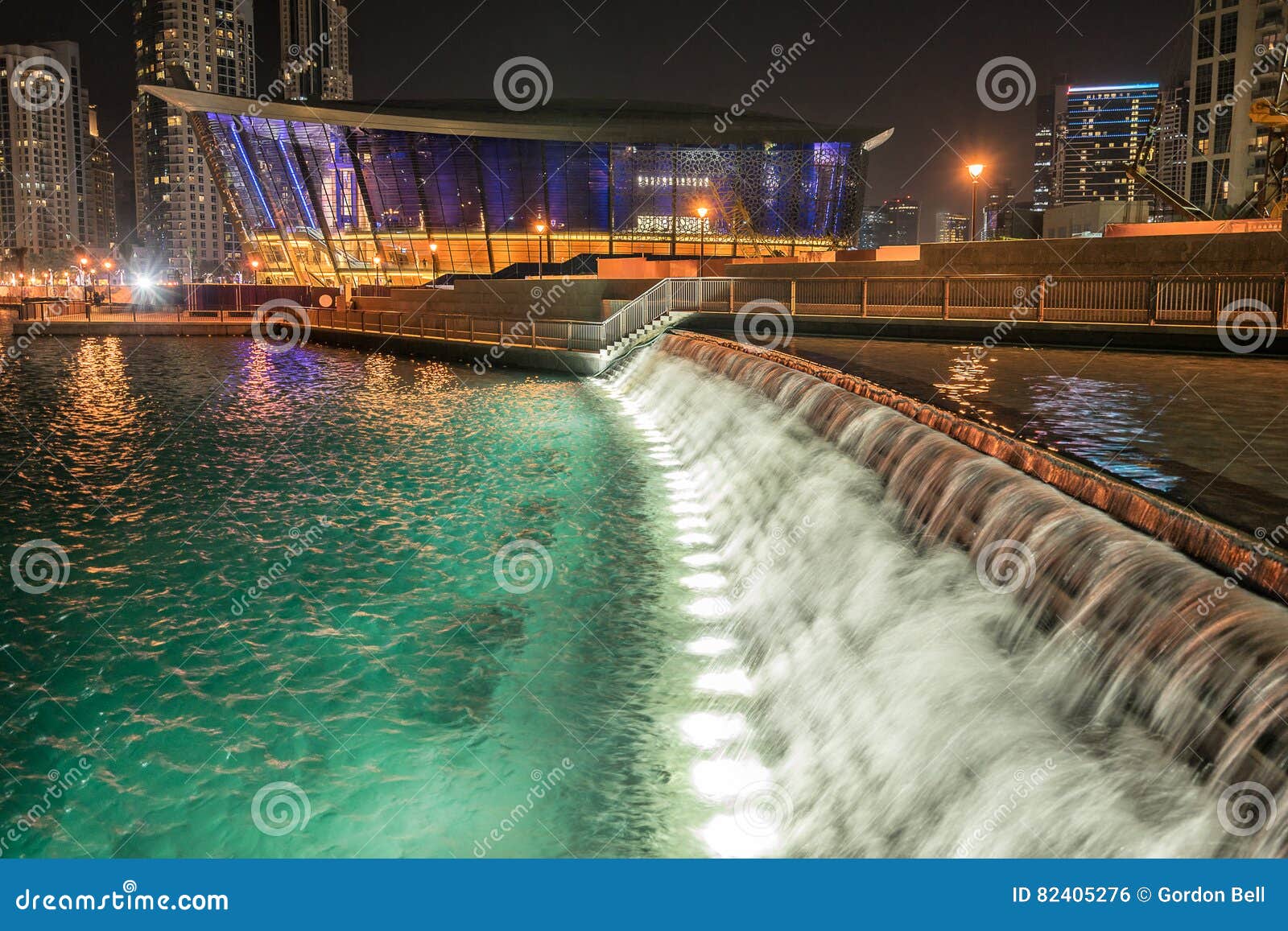 The Opera District in Dubai Stock Photo - Image of dubai, rise: 82405276