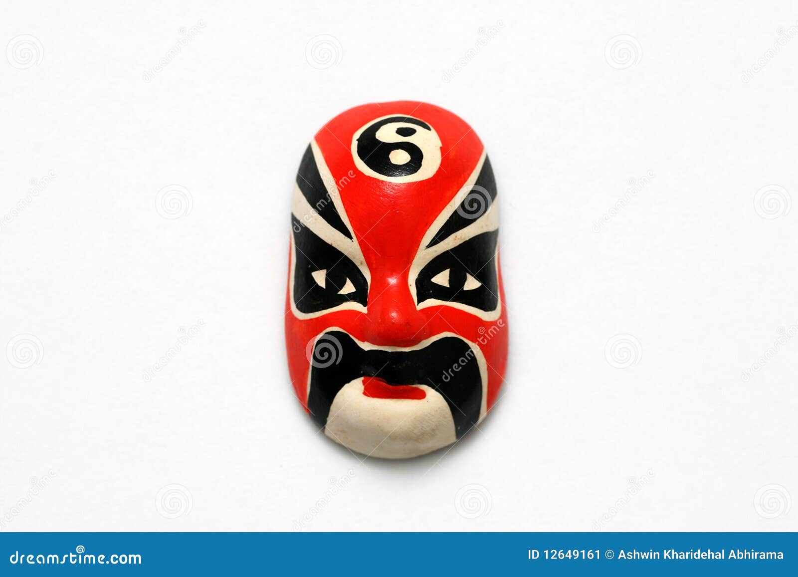 Opera facial masks stock image. Image of design, acting - 12649161