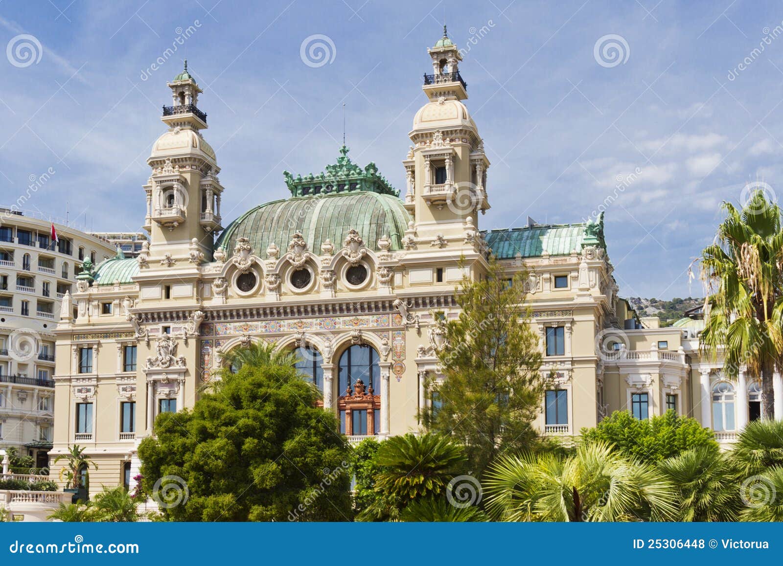 Opera Garnier. Monaco. stock photo. Image of mediterranean - 25306448