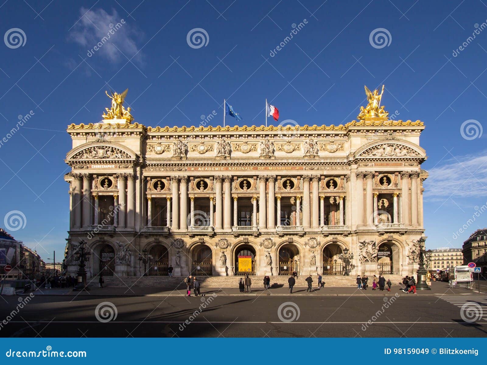 The Opera Garnier, Paris stock image. Image of famous - 98159049