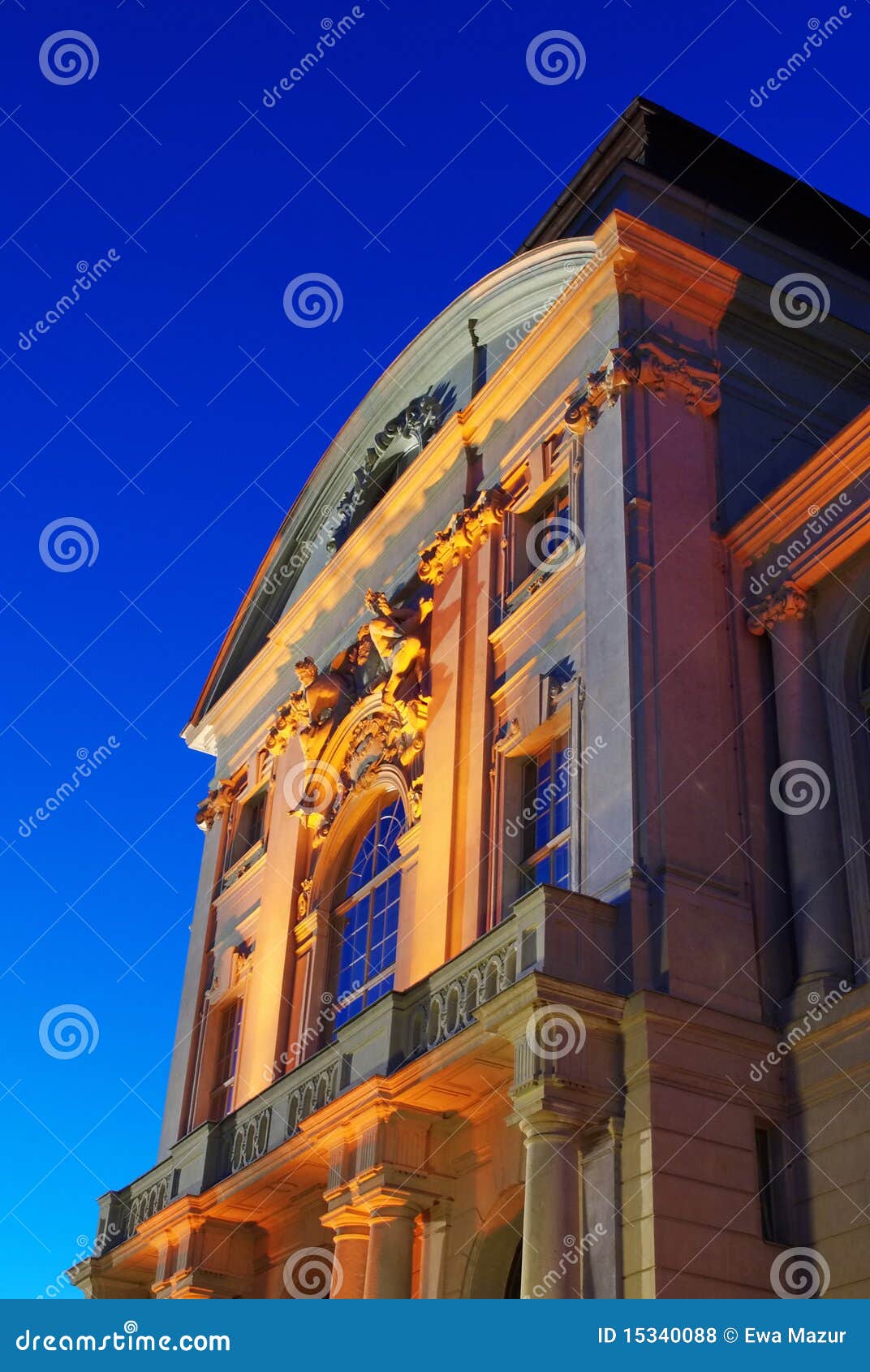 Opera-Graz stock photo. Image of city, illuminated, light - 15340088