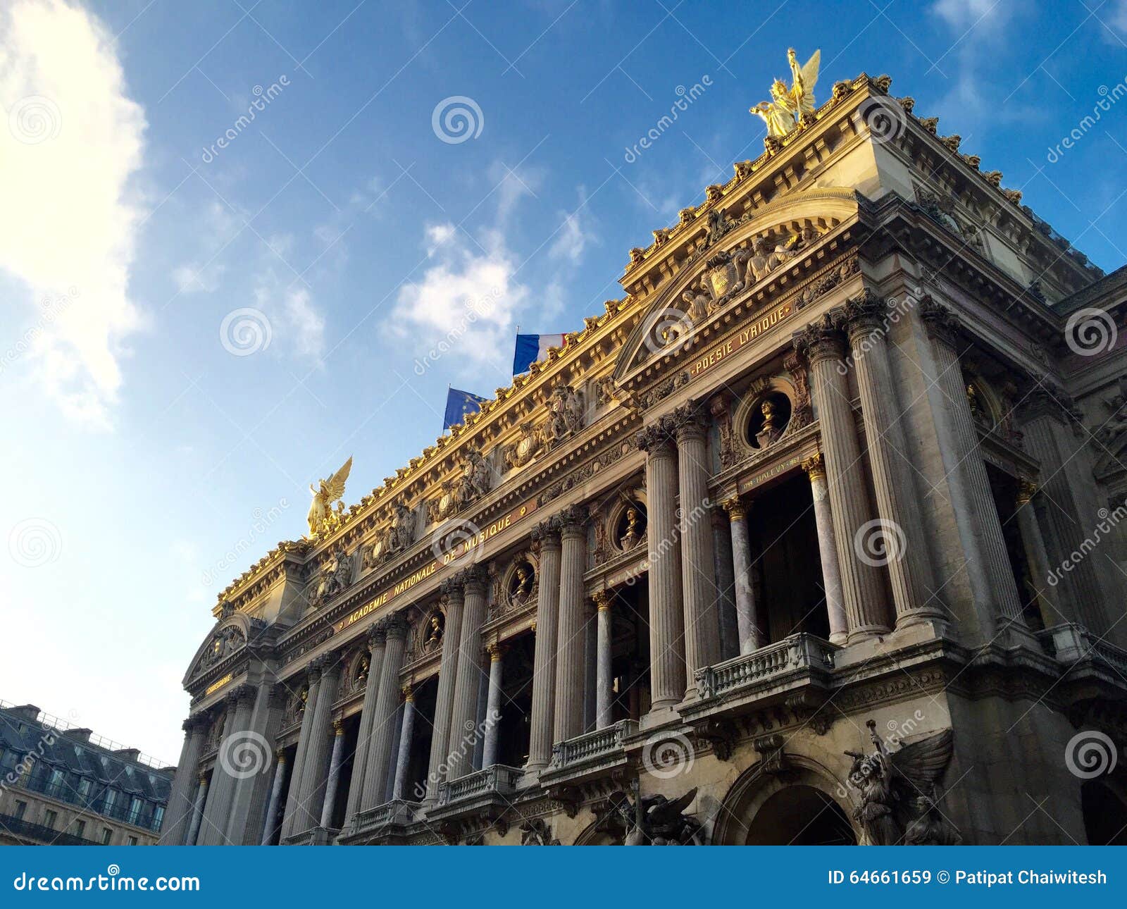Opera editorial stock image. Image of blue, paris, place - 64661659