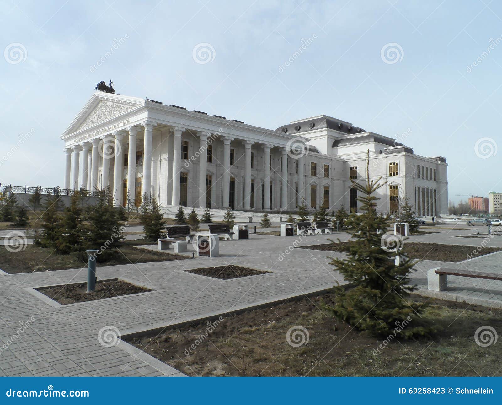 Opera house in Astana stock image. Image of appealing - 69258423