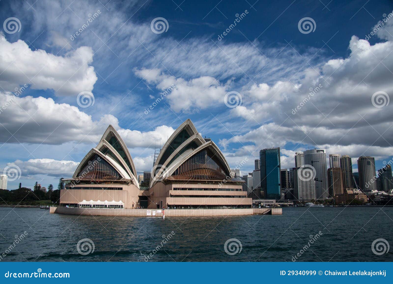 Opera house in blue sky. editorial stock image. Image of night - 29340999