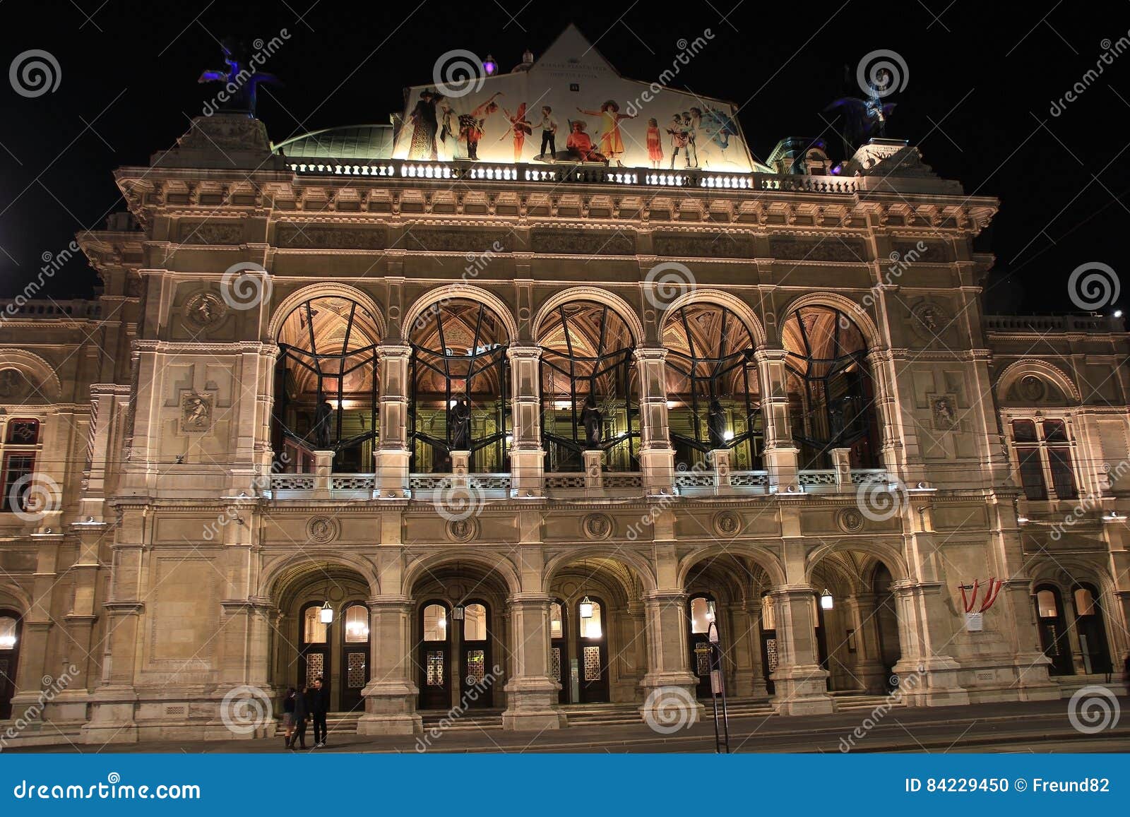 Opera House Building in Vienna Editorial Image - Image of baroque ...