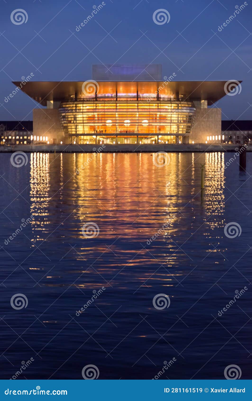 Opera House in Copenhagen, Denmark Stock Image - Image of europe ...