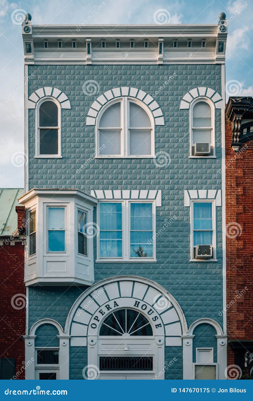 The Opera House in Downtown Shepherdstown, West Virginia Stock Image ...