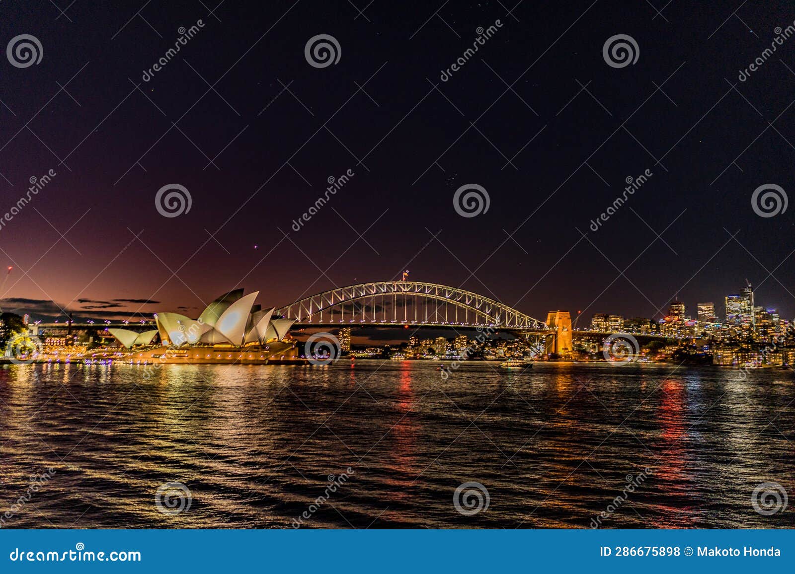 Opera House and Harbor Bridge Stock Photo - Image of oceania, city ...