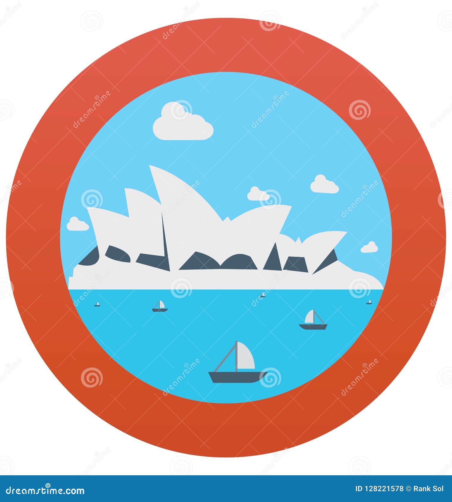 Opera House Isolated Vector Icon Which Can Be Easily Edit or Modified ...