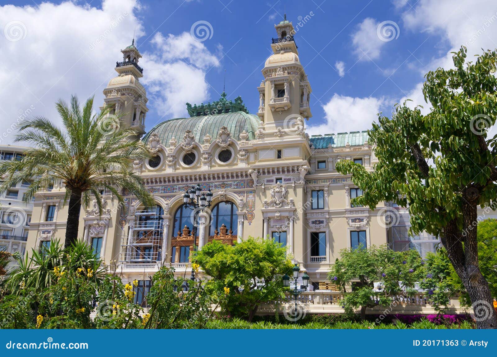 Opera House at Monaco stock image. Image of famous, principality - 20171363