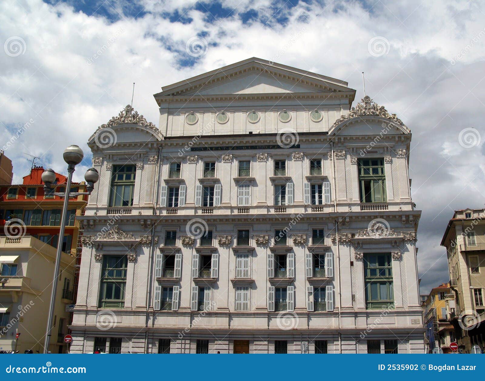 Opera House, Nice, France stock photo. Image of coast - 2535902
