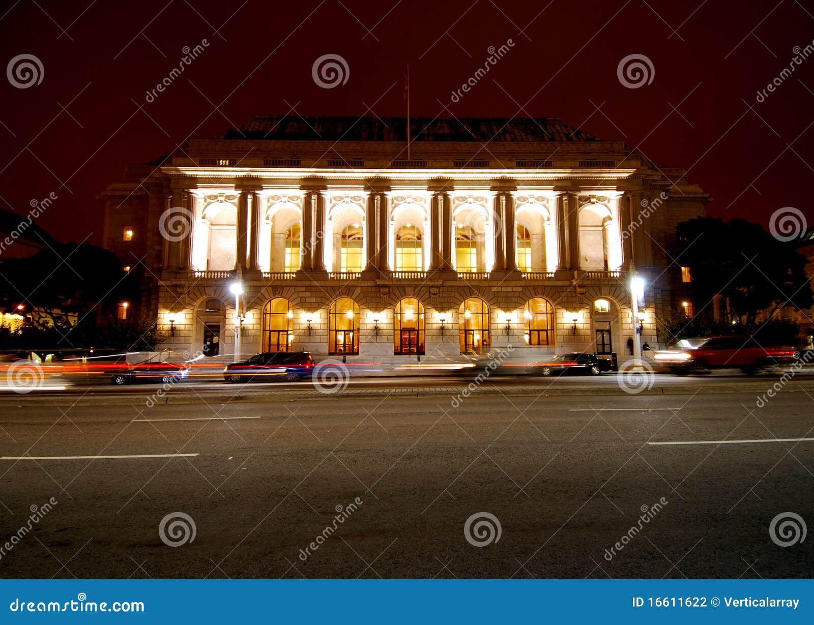 Opera House at Night stock photo. Image of symphony, performance - 16611622