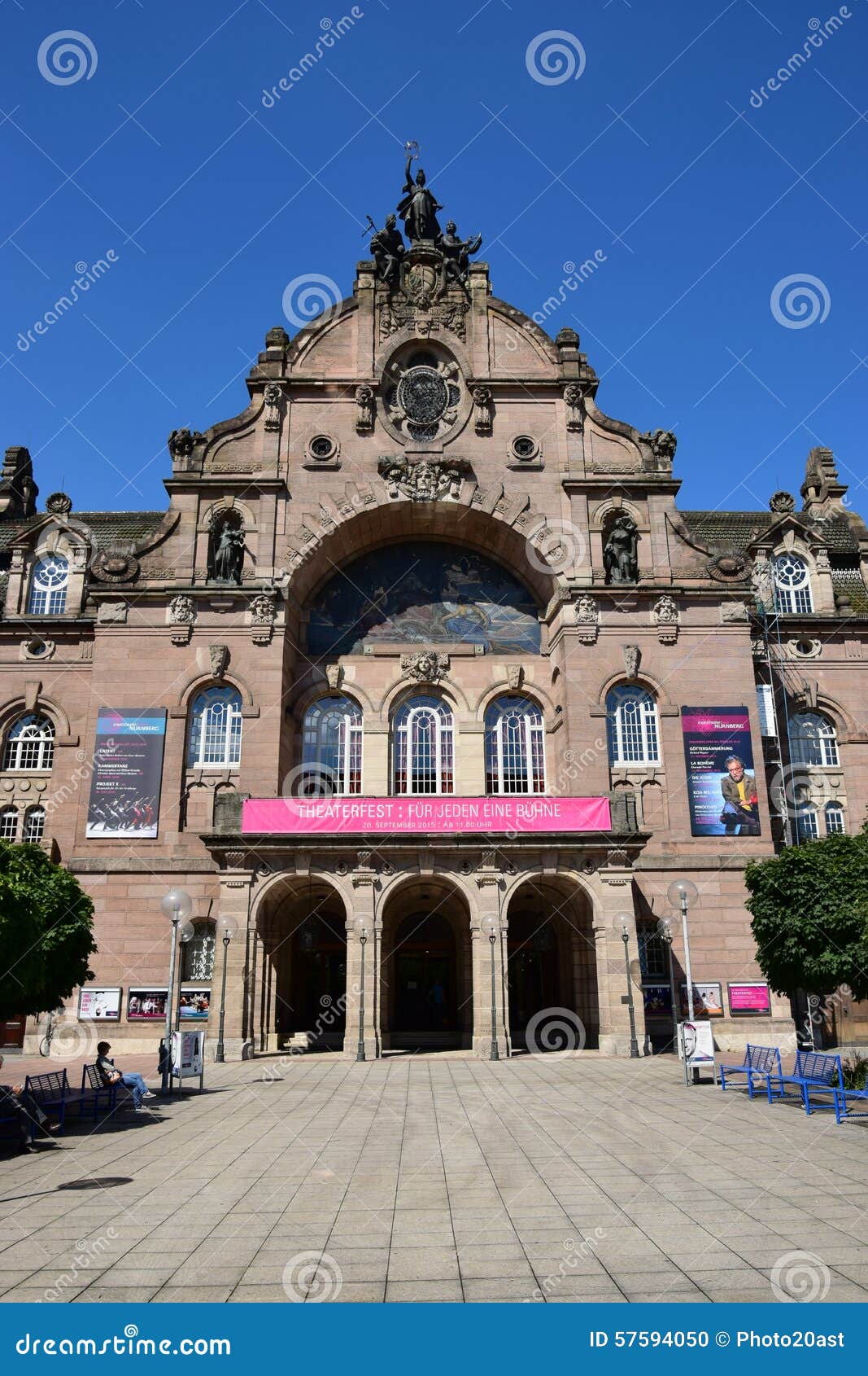 Opera House in Nuremberg, Germany Editorial Image - Image of house ...