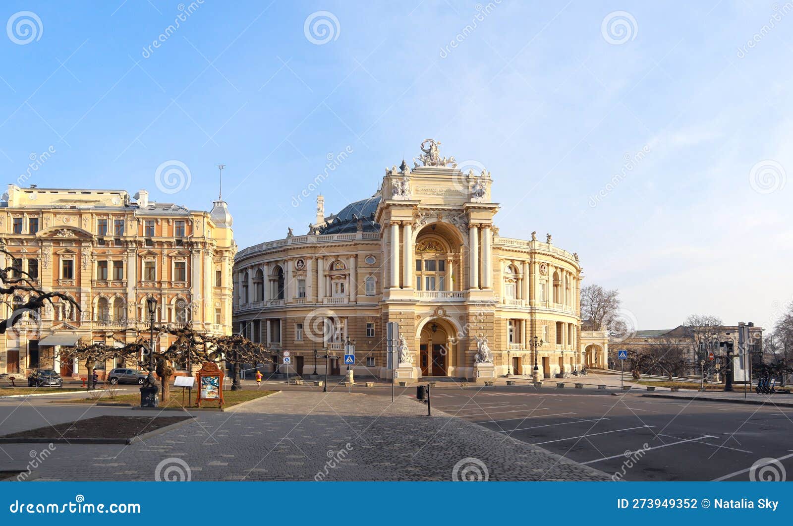 Famous Opera House in Odessa, Ukraine Stock Photo - Image of landmark ...