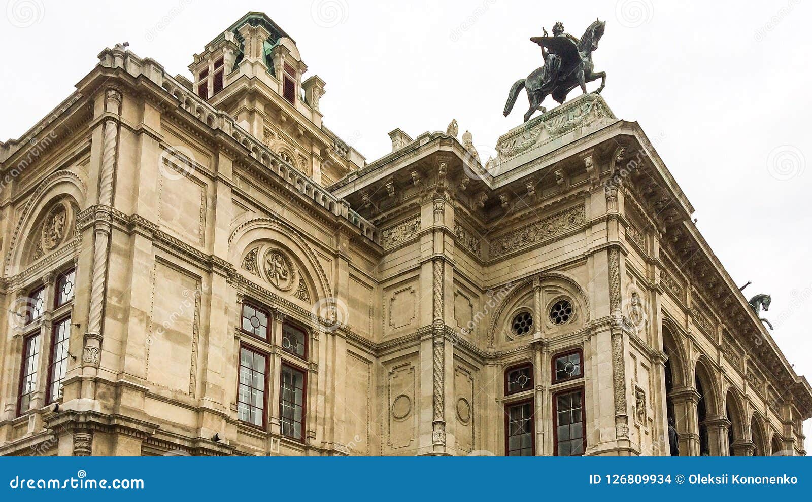 Opera house stock photo. Image of house, famous, opernring - 126809934